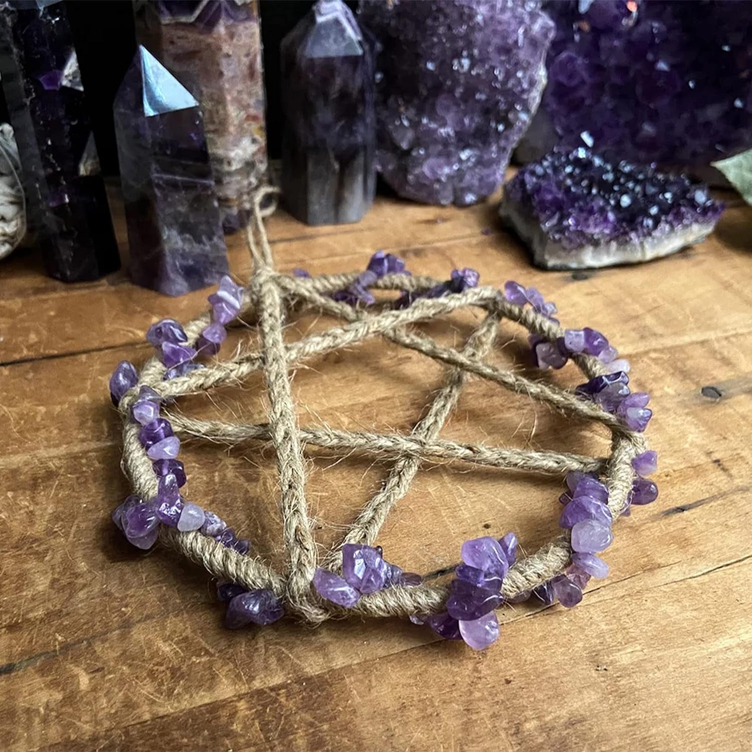 Amethyst Pentagram – ProudWiccan